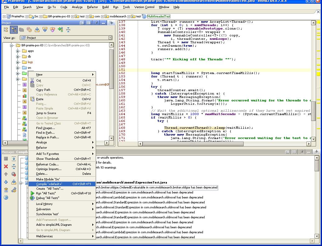 Test Classes Are Not Being Compiled Ides Support Intellij Platform Jetbrains