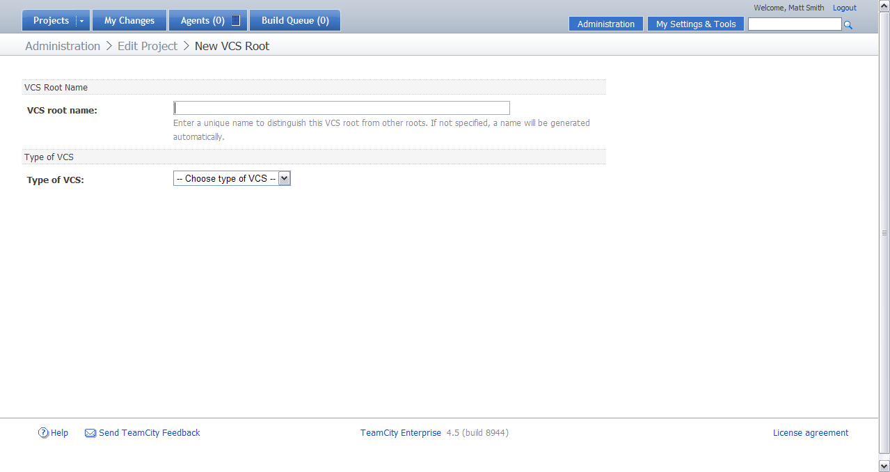 Teamcity 4.5 Cannot Create Build Configuration or VCS Root – TeamCity Support | JetBrains