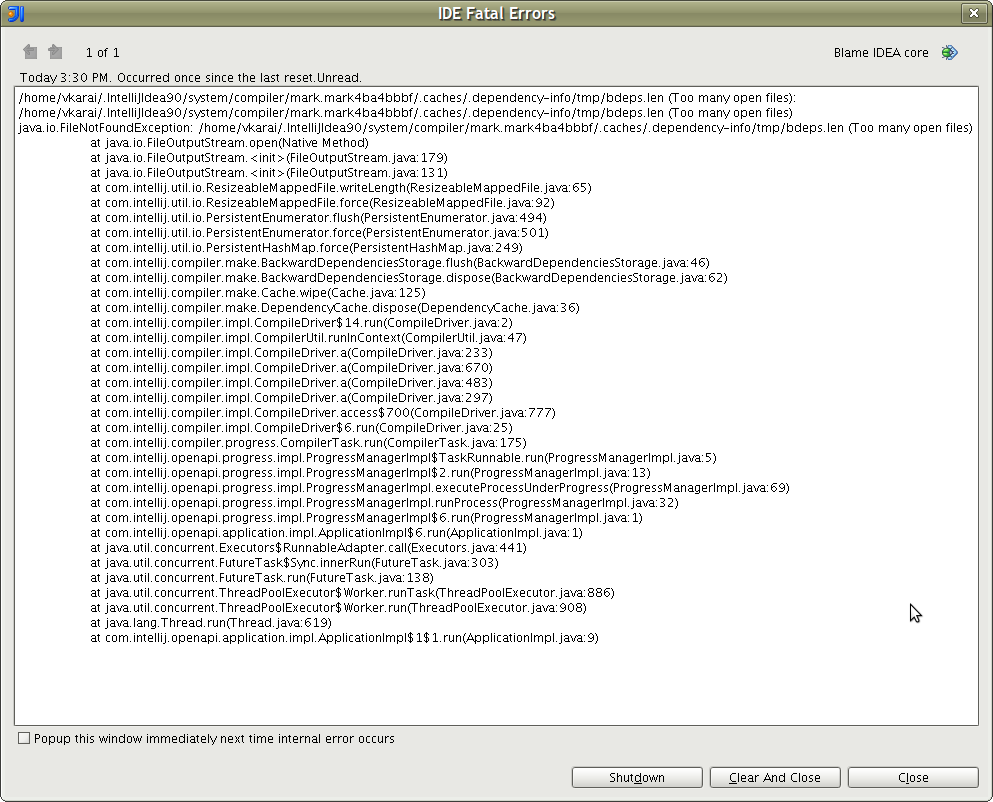 Idea 9 Maia 10781 Cant Send Errors To Jetbrains From Idea Ides Support Intellij