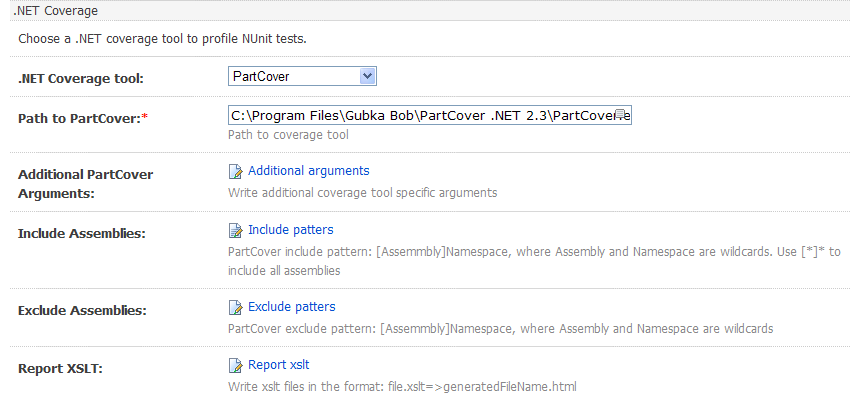 How Do I Enable Partcover Code Coverage With Msbuild Task In Teamcity 50 Teamcity Support