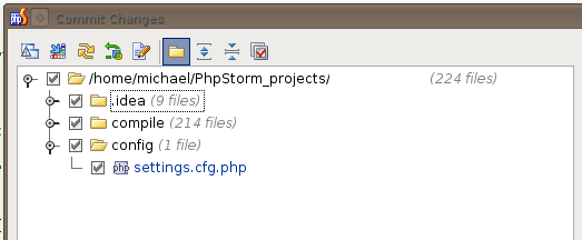 ignored files are appearing in my commit options. is this right? – IDEs Support (IntelliJ ...