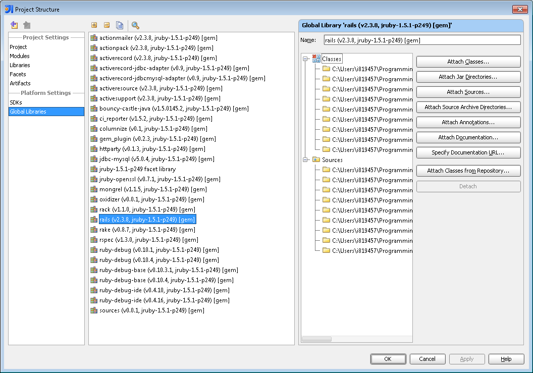 Error: Rails gem is not activated for module. – IDEs Support (IntelliJ Platform) | JetBrains