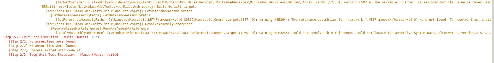 [ResolveAssemblyReference] C:\Windows\Microsoft.NET\Framework\v4.0. ...