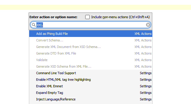 My Xml Actions Are Disabled Ides Support Intellij Platform Jetbrains