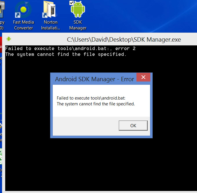 Failed To Execute Tools Android Bat Error 2 Ides Support Intellij