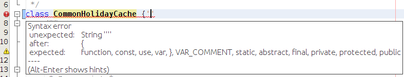 Show Error And Warning Markers Next To Line Number Ides Support Intellij Platform Jetbrains