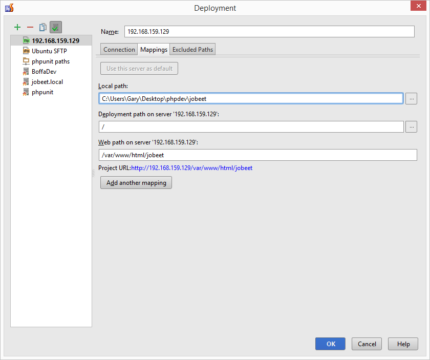 PHPUnit on Server + VMWare Player + Windows – IDEs Support (IntelliJ Platform) | JetBrains