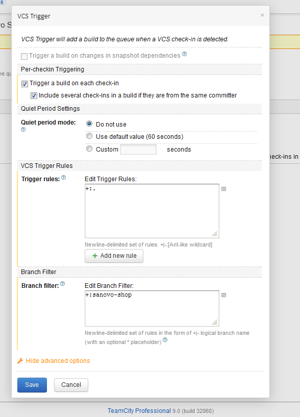 Build triggers – TeamCity Support | JetBrains