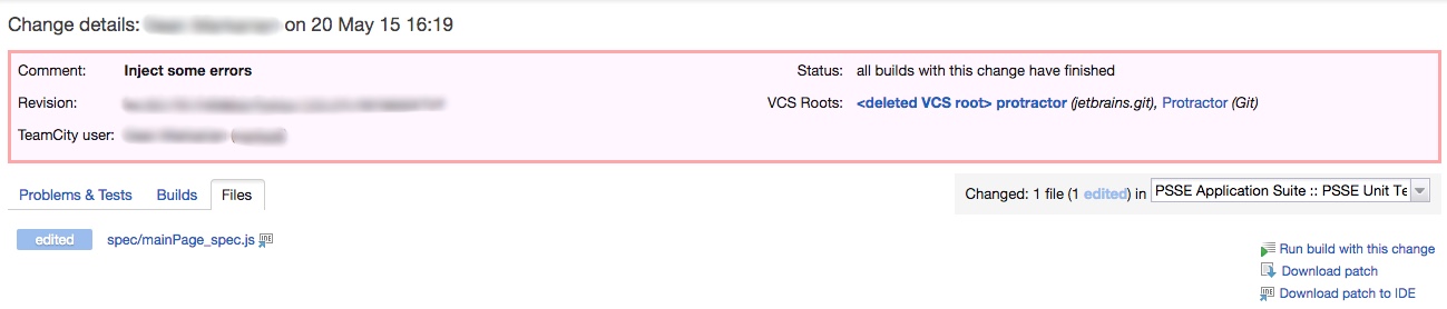 How to remove pending changes from a deleted VCS root? – TeamCity Support | JetBrains