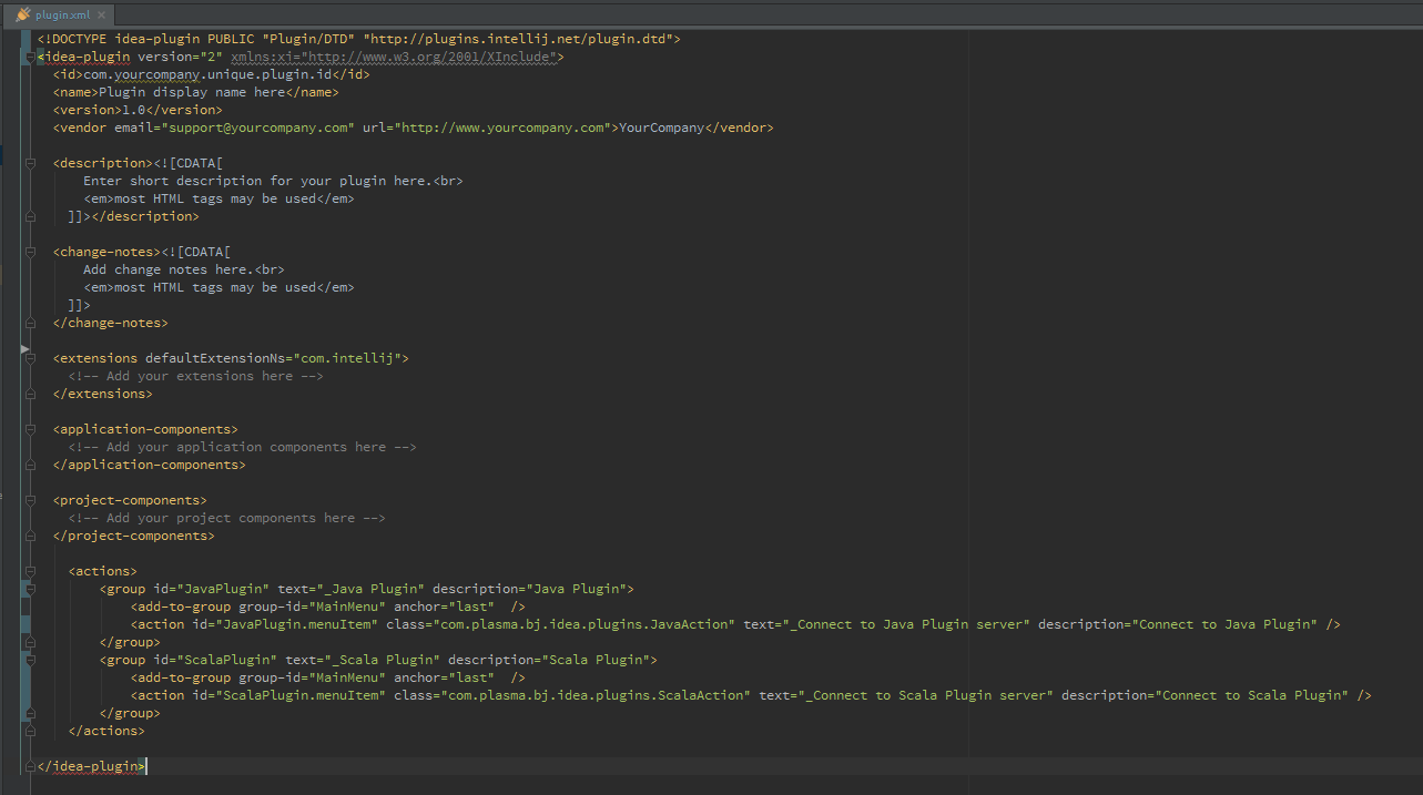 Creating Own Intellij Plugin Written In Scala Doesnt Work Ides