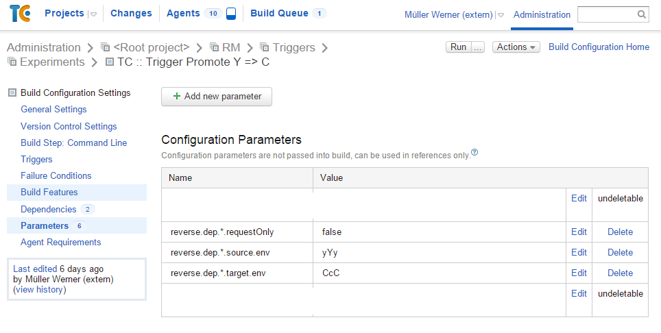Have a build starting several other builds with parameters – TeamCity Support | JetBrains