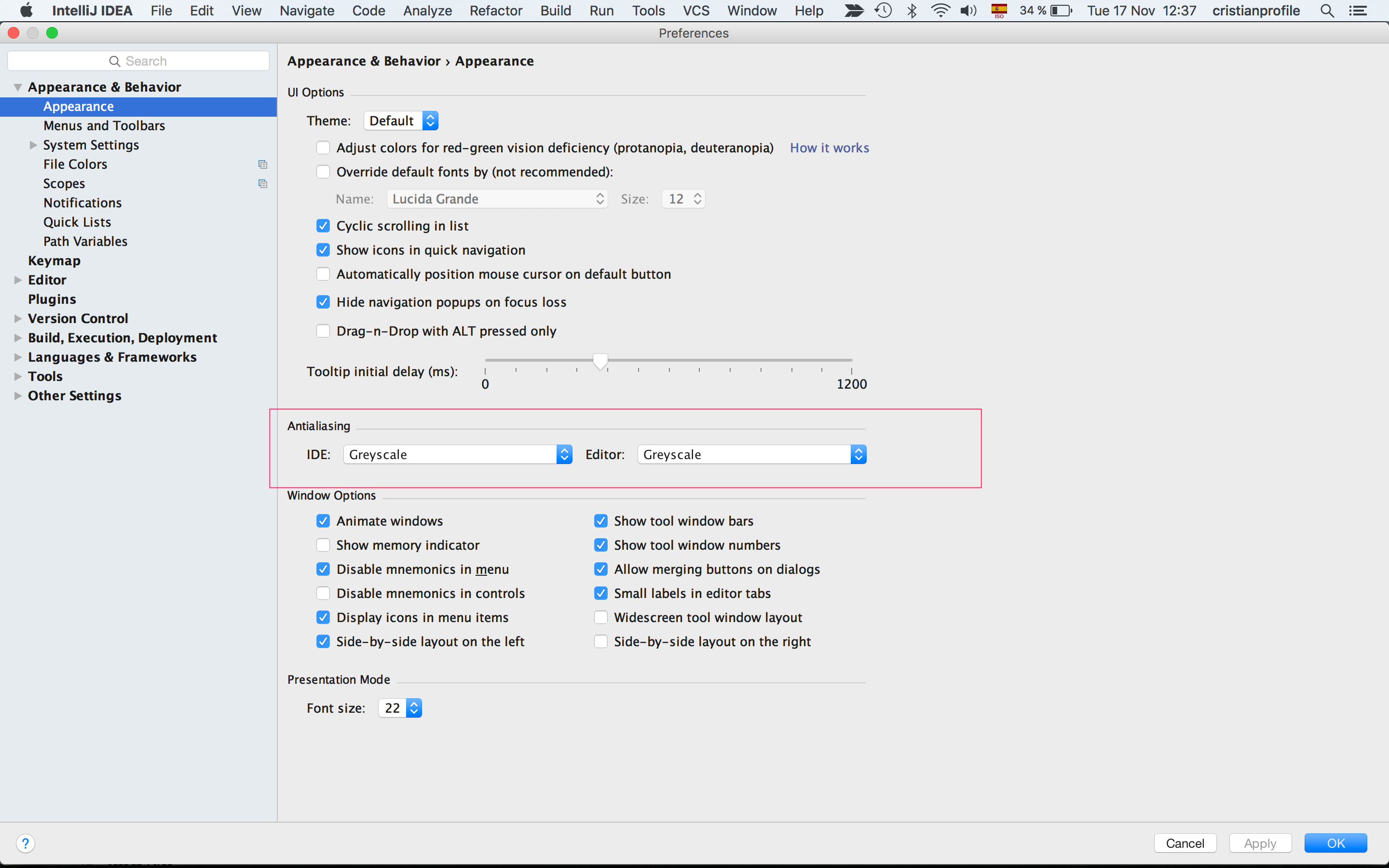 IntelliJ 15 fonts styles – IDEs Support (IntelliJ Platform) | JetBrains