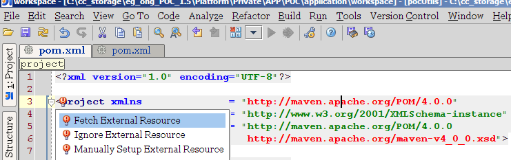 "http://maven.apache.org/POM/4.0.0" - external resource ? – IDEs ...