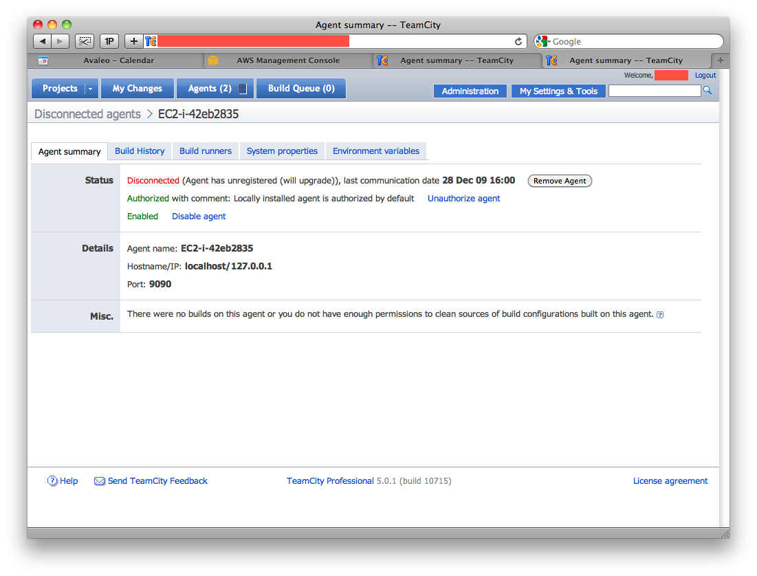 How to use EC2 build agents with local TeamCity Server – TeamCity ...