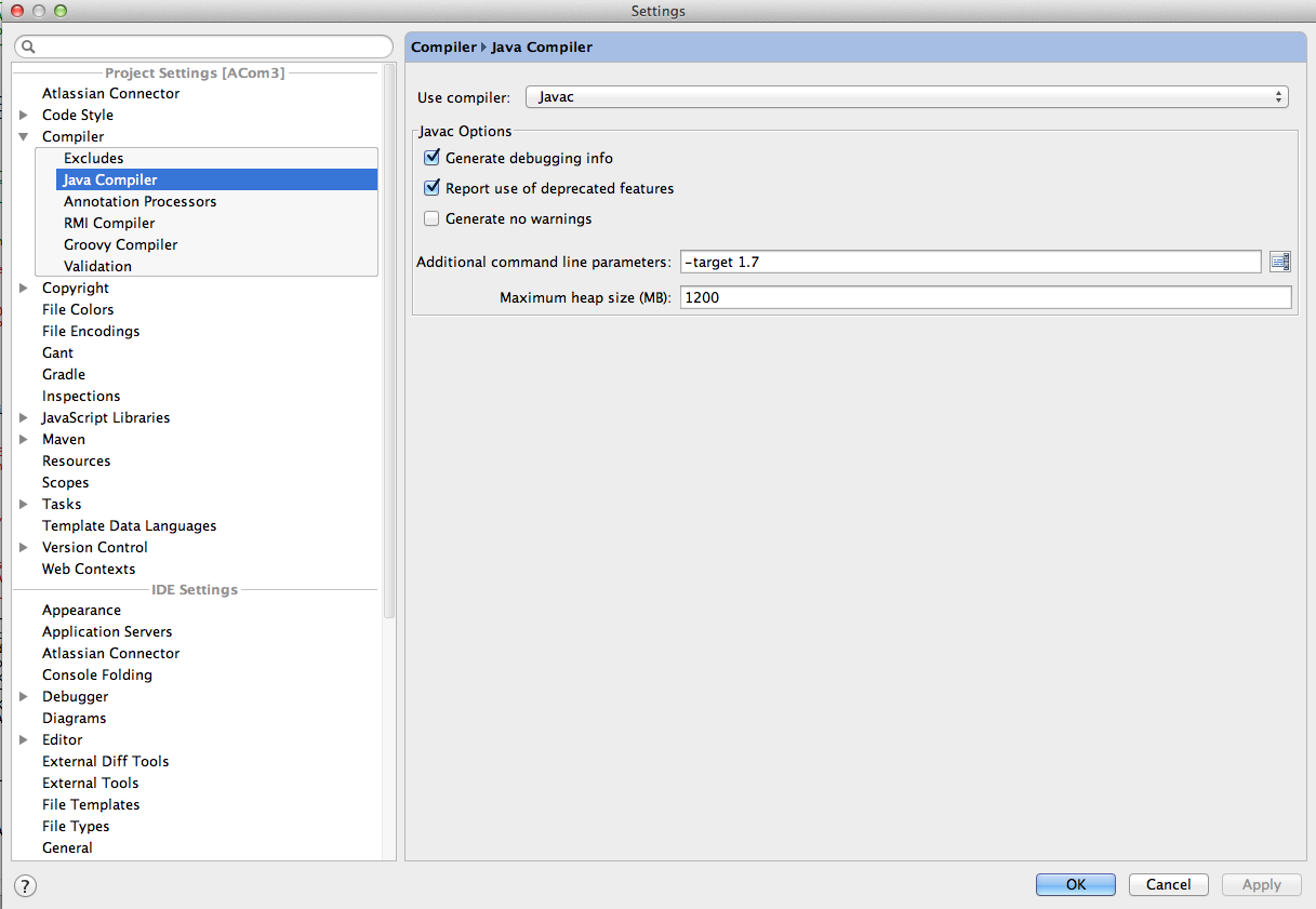 Compile project with Jdk 1.7 – IDEs Support (IntelliJ Platform) | JetBrains