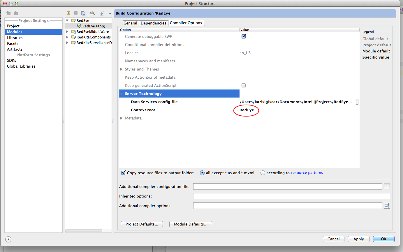 Flex: Setting the Context root to a variable rather than hardcoding it ...