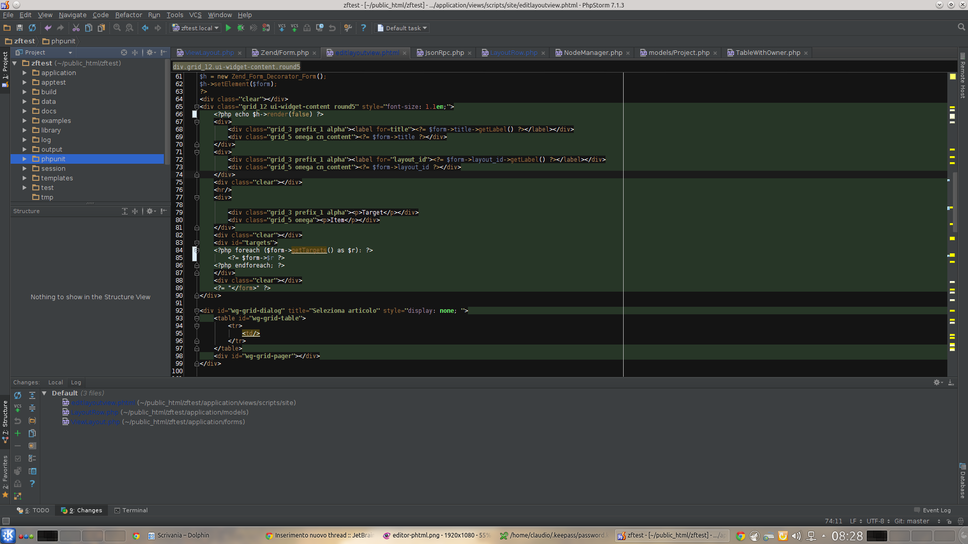 bad behaviour on editor (phtml) – IDEs Support (IntelliJ Platform ...